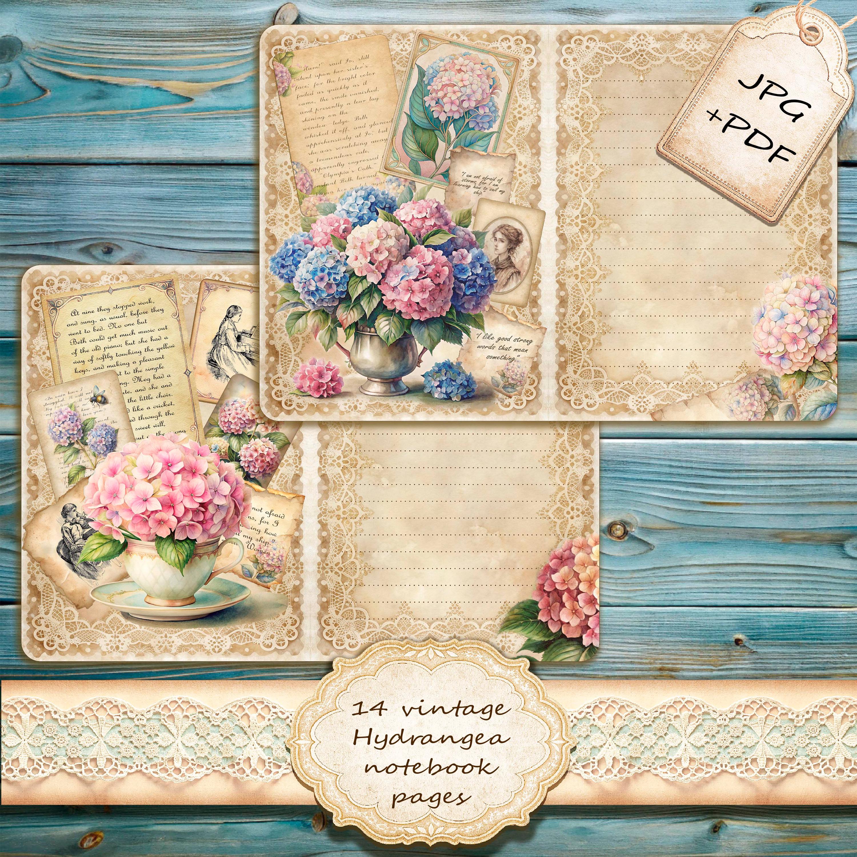 Cute Printable Stationary: Vintage Botanical Letter Writing Paper ...