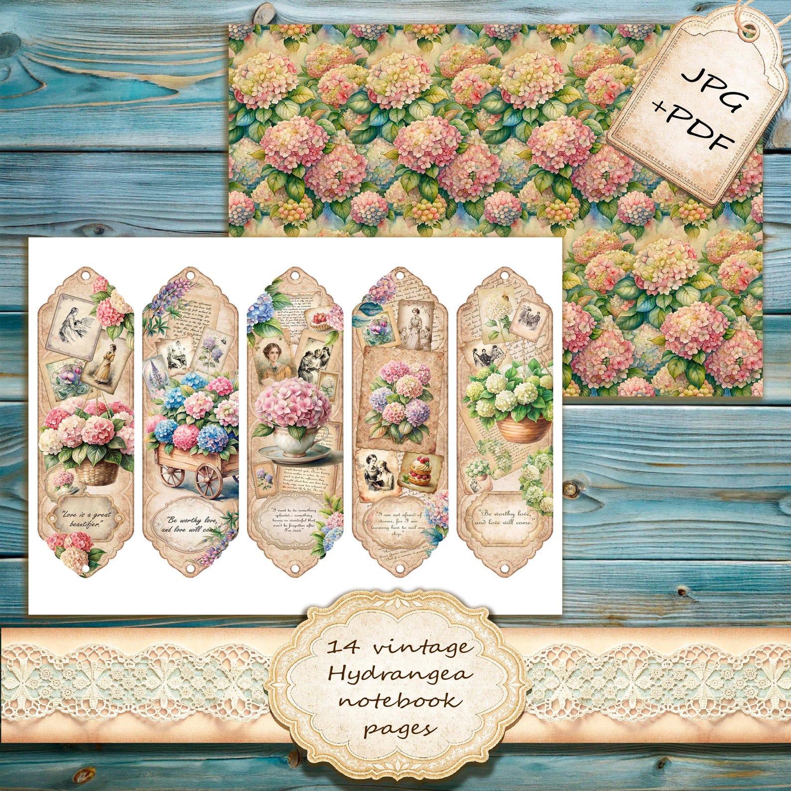 Cute Printable Stationary: Vintage Botanical Letter Writing Paper ...