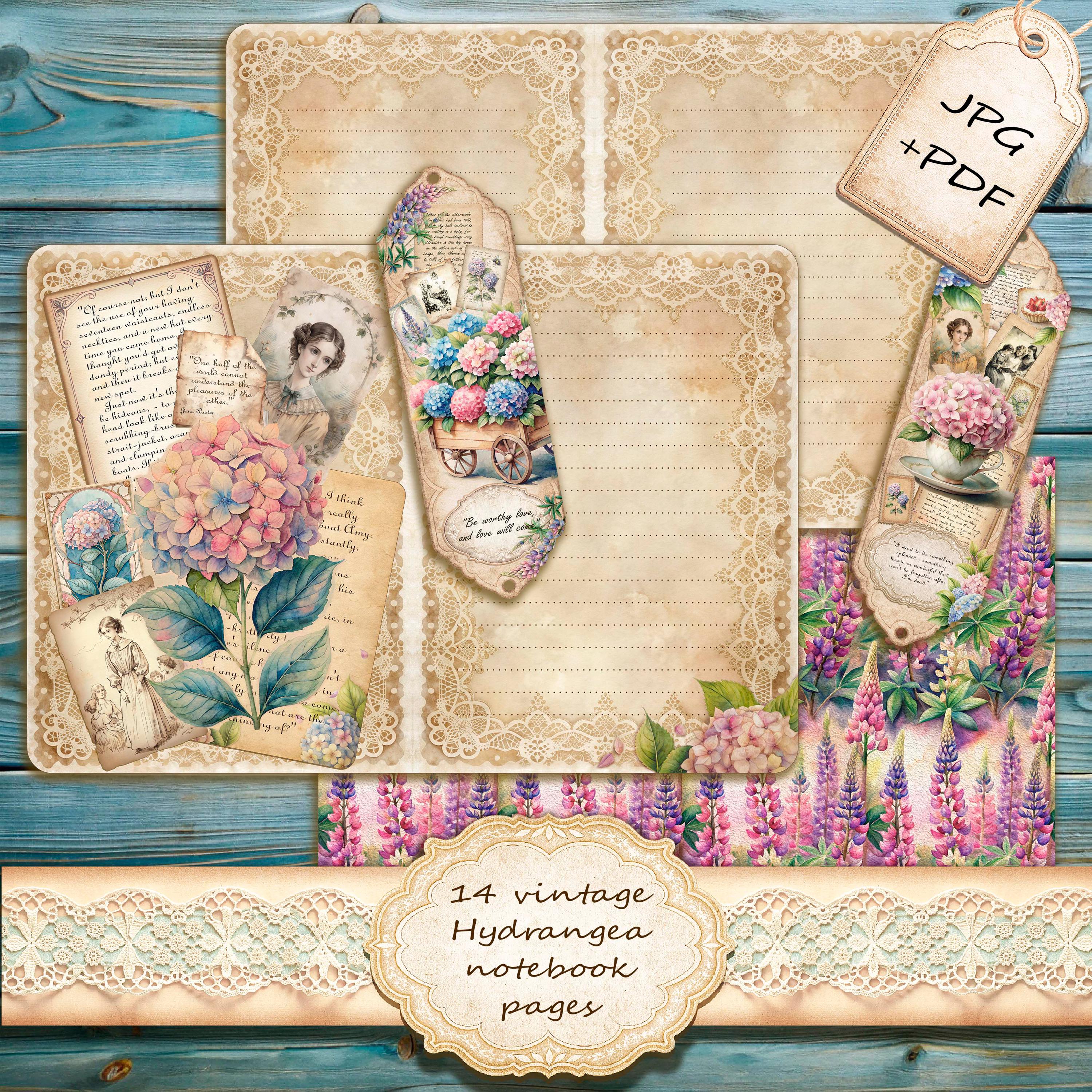 Cute Printable Stationary: Vintage Botanical Letter Writing Paper ...