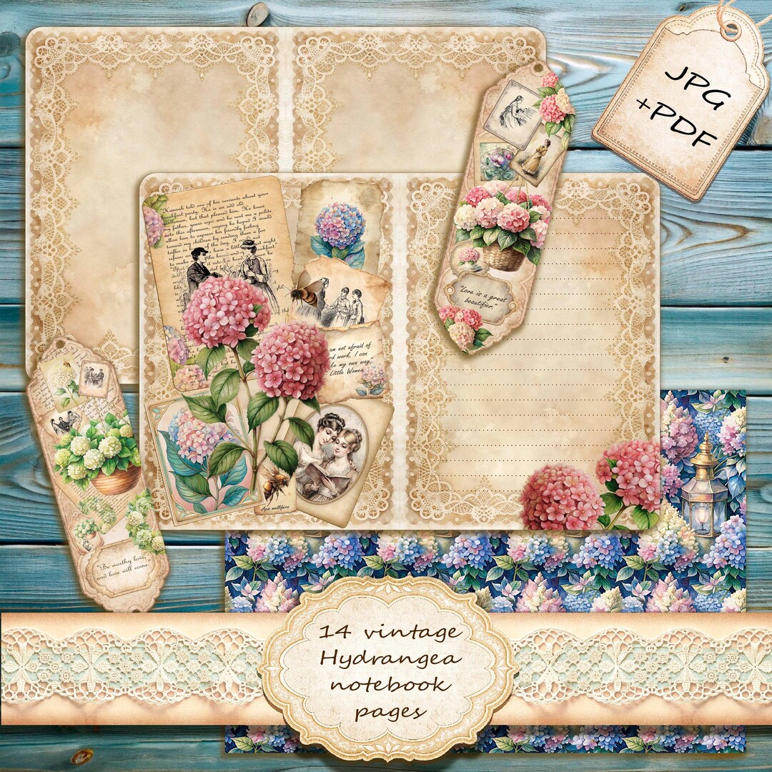 Cute Printable Stationary: Vintage Botanical Letter Writing Paper ...