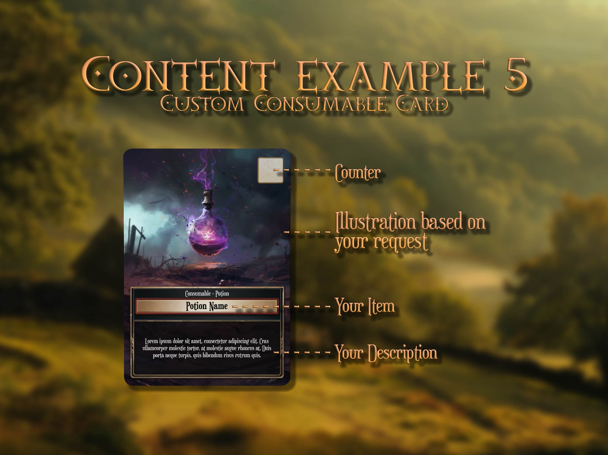 Custom Your Own Card for Dnd One Custom Card Roleplay Game Full Art - Etsy