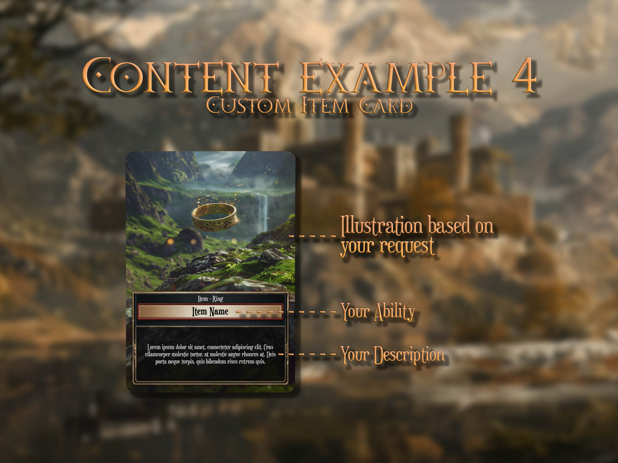 Custom Your Own Card for Dnd One Custom Card Roleplay Game Full Art - Etsy