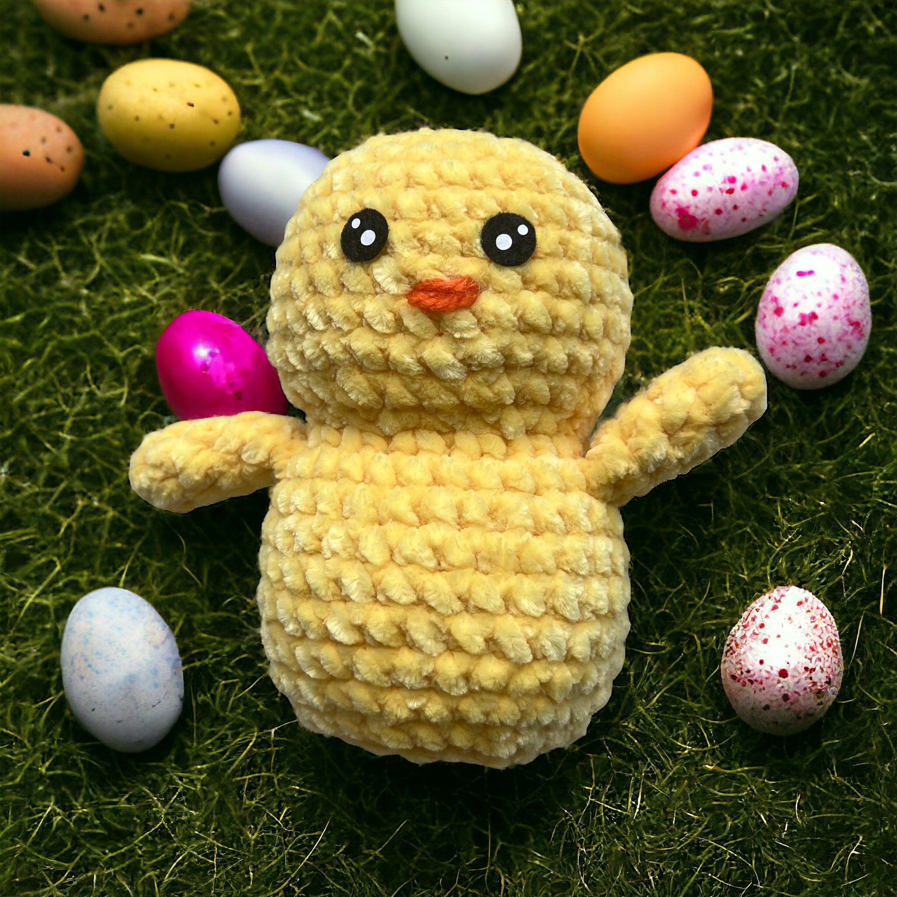 No Sew Crochet Baby Chicken Amigurumi Pattern Beginner Friendly Easy ...