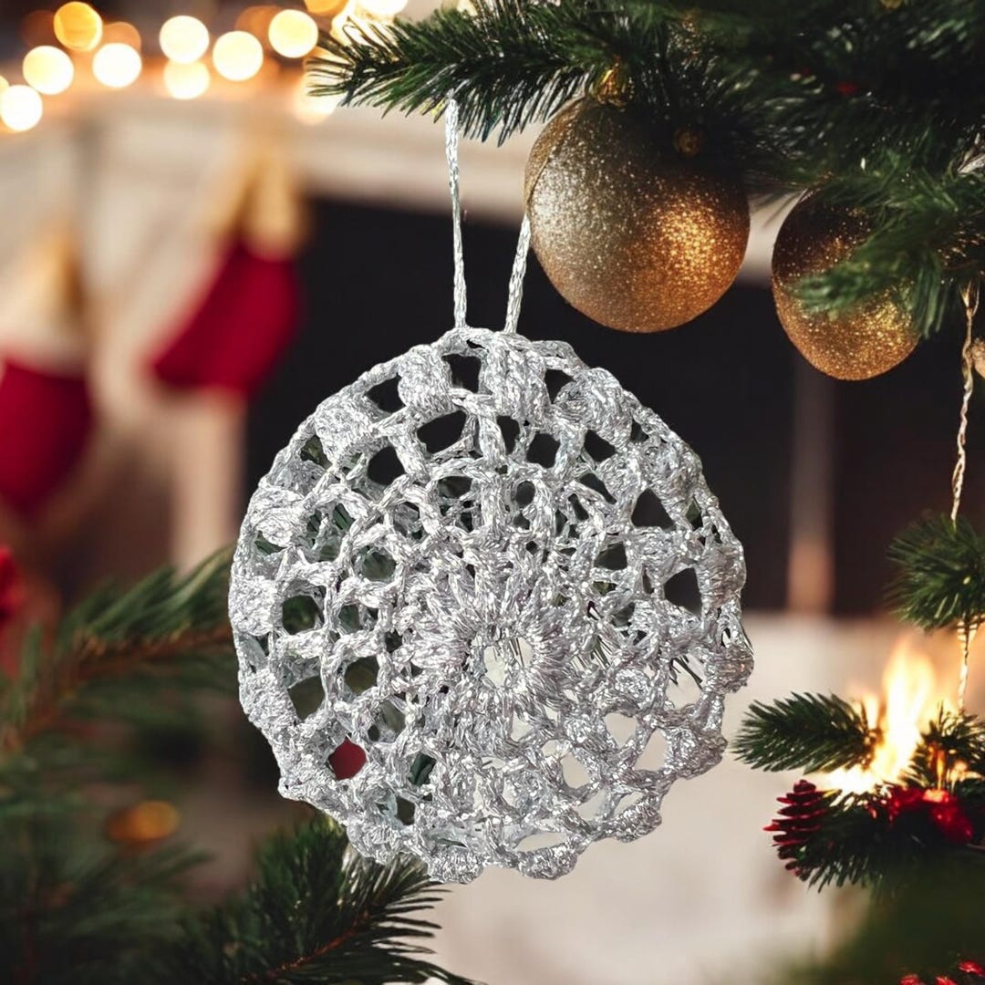 Crochet Christmas Ball Pattern PDF Tutorial No Sew Patter Beginner ...