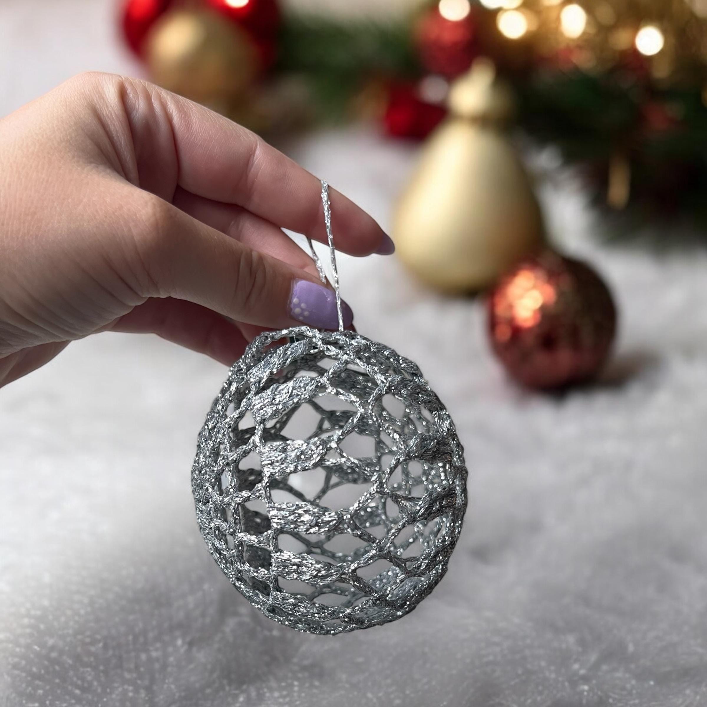 Crochet Christmas Ball Pattern PDF Tutorial No Sew Patter Beginner ...
