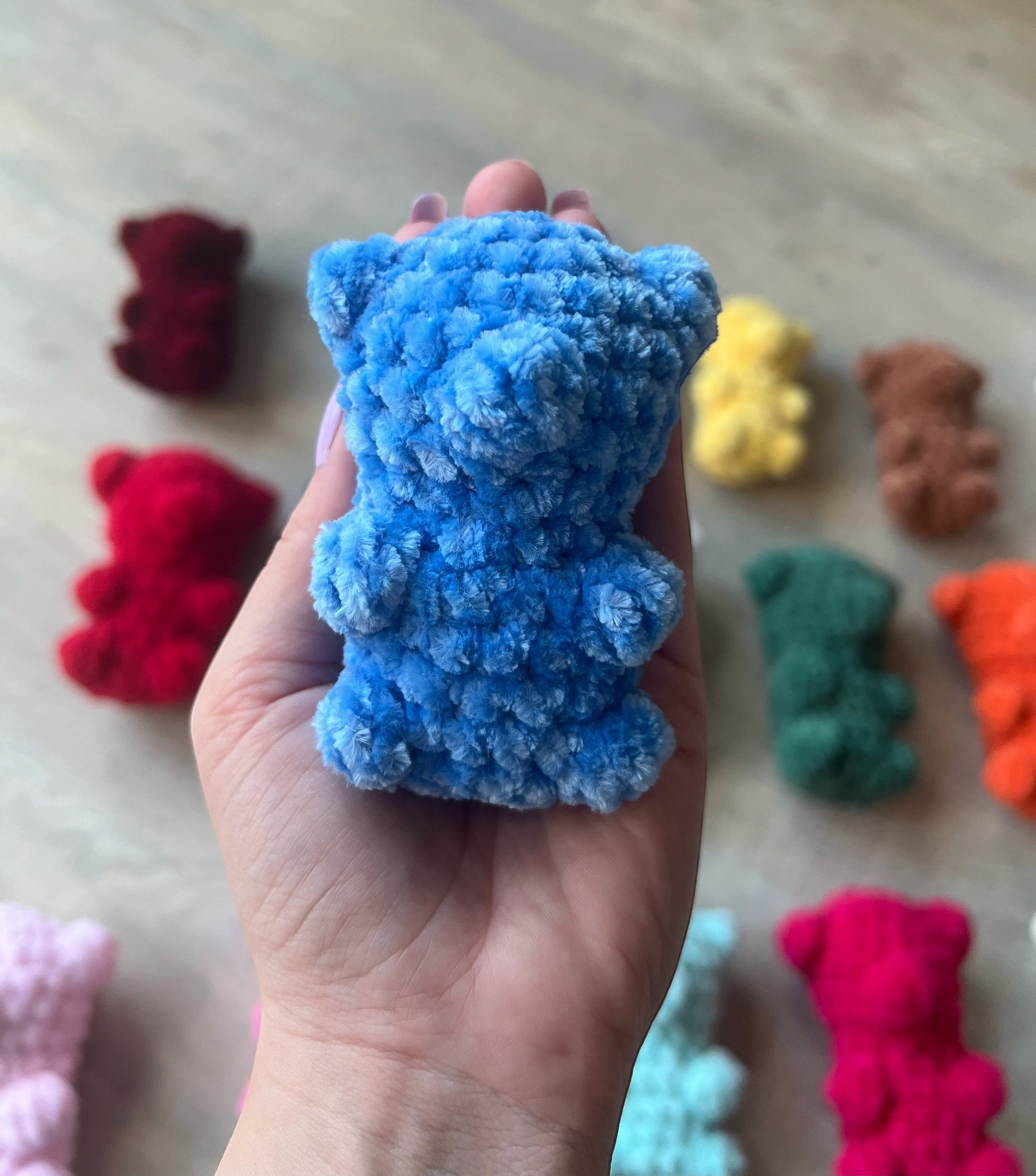 Crochet Gummy Bear Amigurumi Pattern, No Sew (PDF Pattern) - Etsy