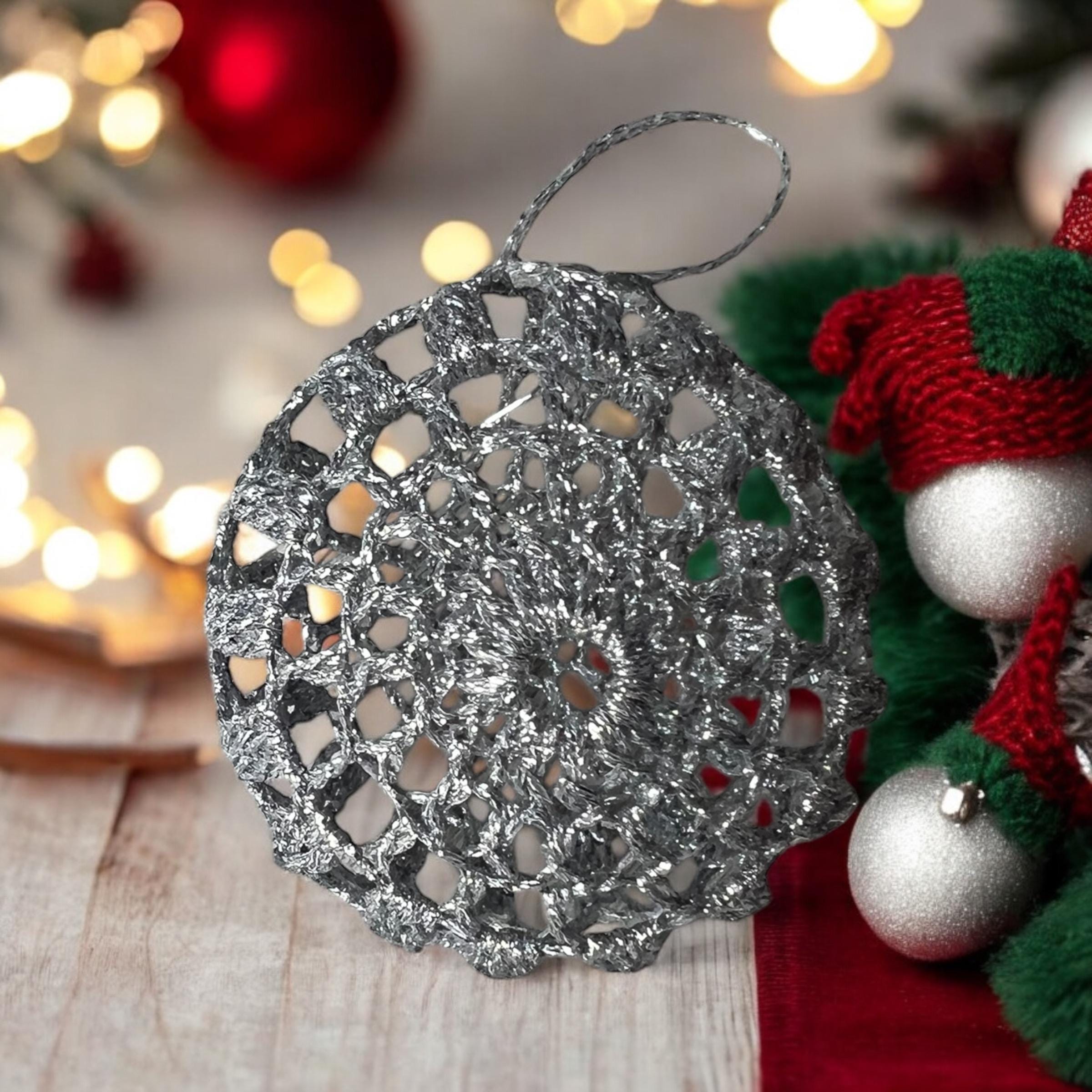 Crochet Christmas Ball Pattern PDF Tutorial No Sew Patter Beginner ...