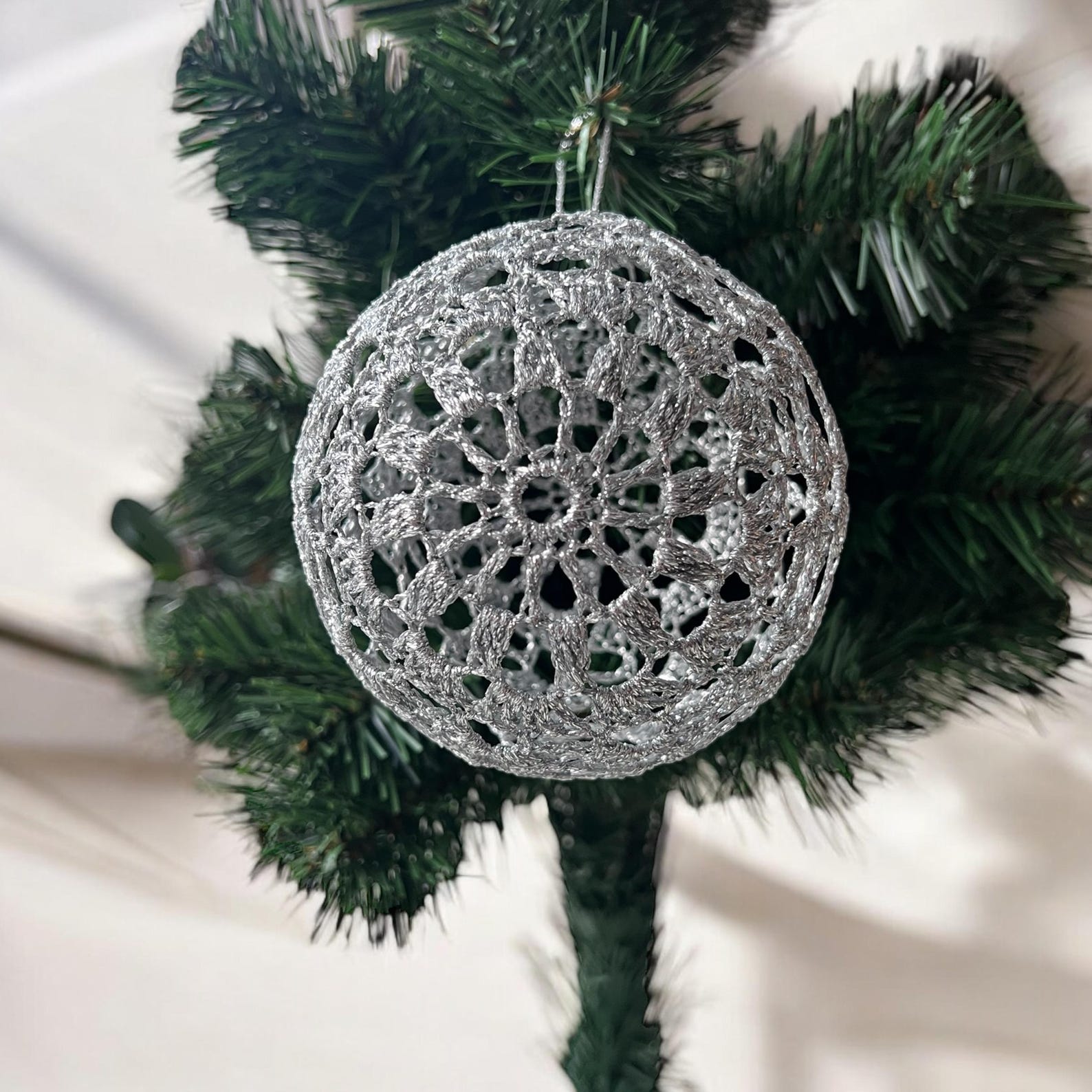 Crochet Christmas Ball Pattern PDF Tutorial No Sew Patter Beginner ...