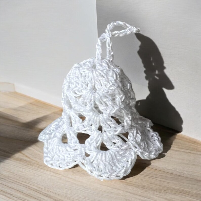 Crochet Christmas Bell Ornament Pattern, Beginner Friendly (PDF ...