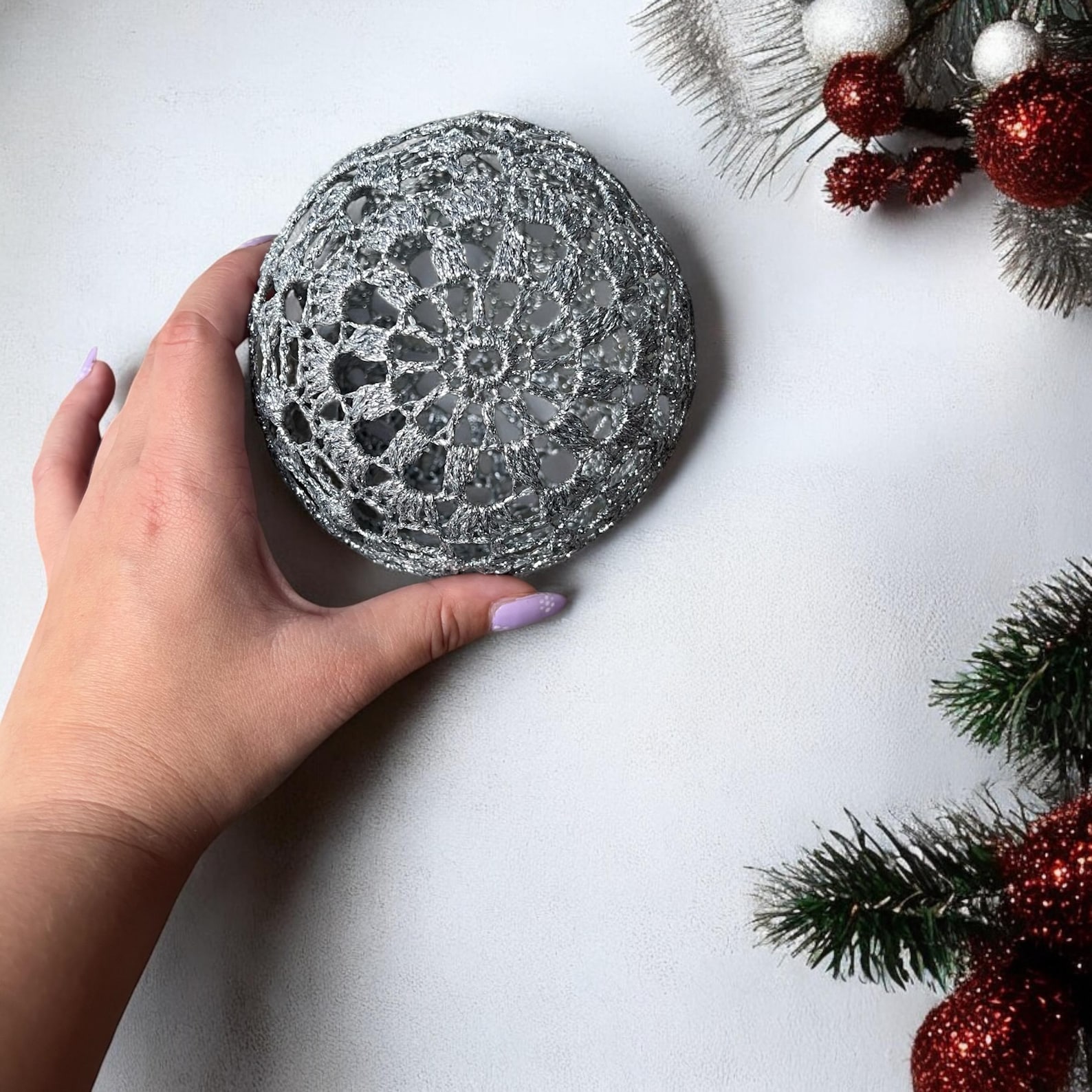 Crochet Christmas Ball Pattern PDF Tutorial No Sew Patter Beginner ...