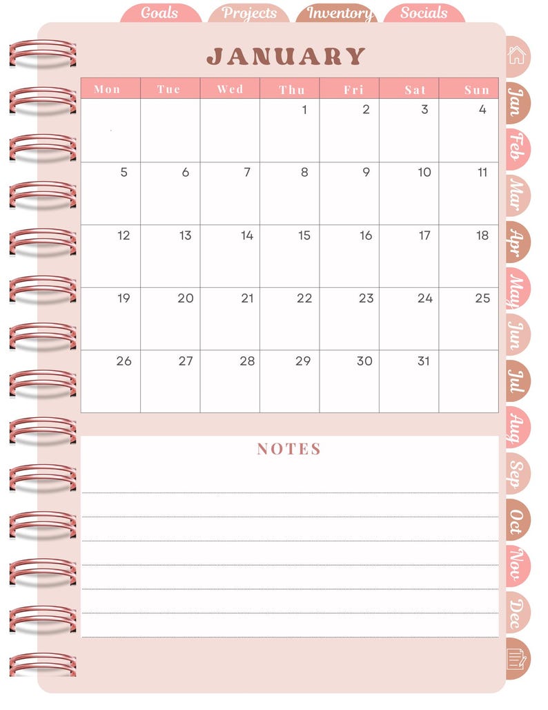 2026 Digital Craft Planner Organizer for Goodnotes & iPad Project ...