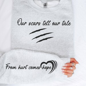 Scares Tell Our Tale Svg, Inspirational Sayings , Self Love Empowerment ...