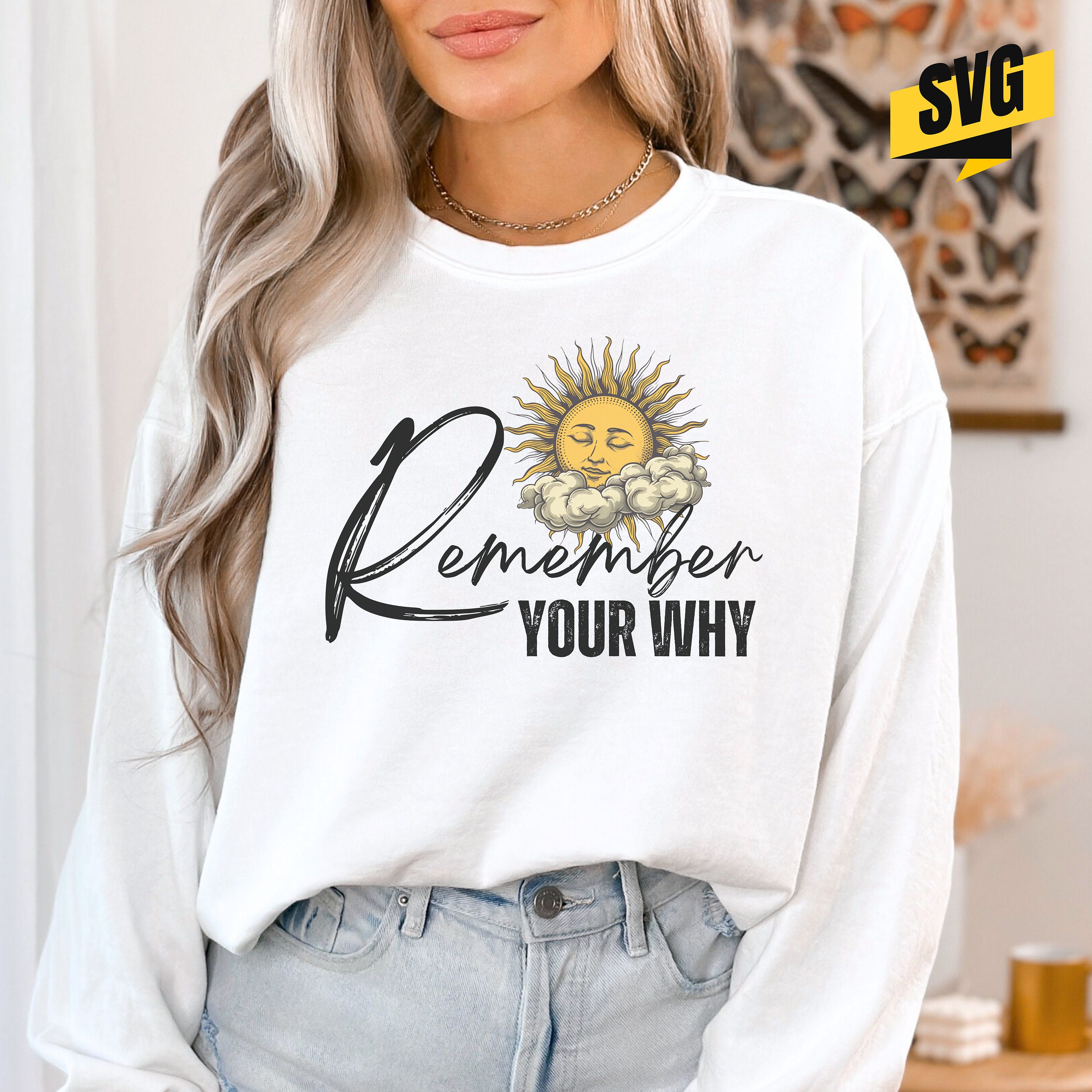 Remember Your Why SVG PNG, Inspirational Quotes Svg, Motivation Svg ...