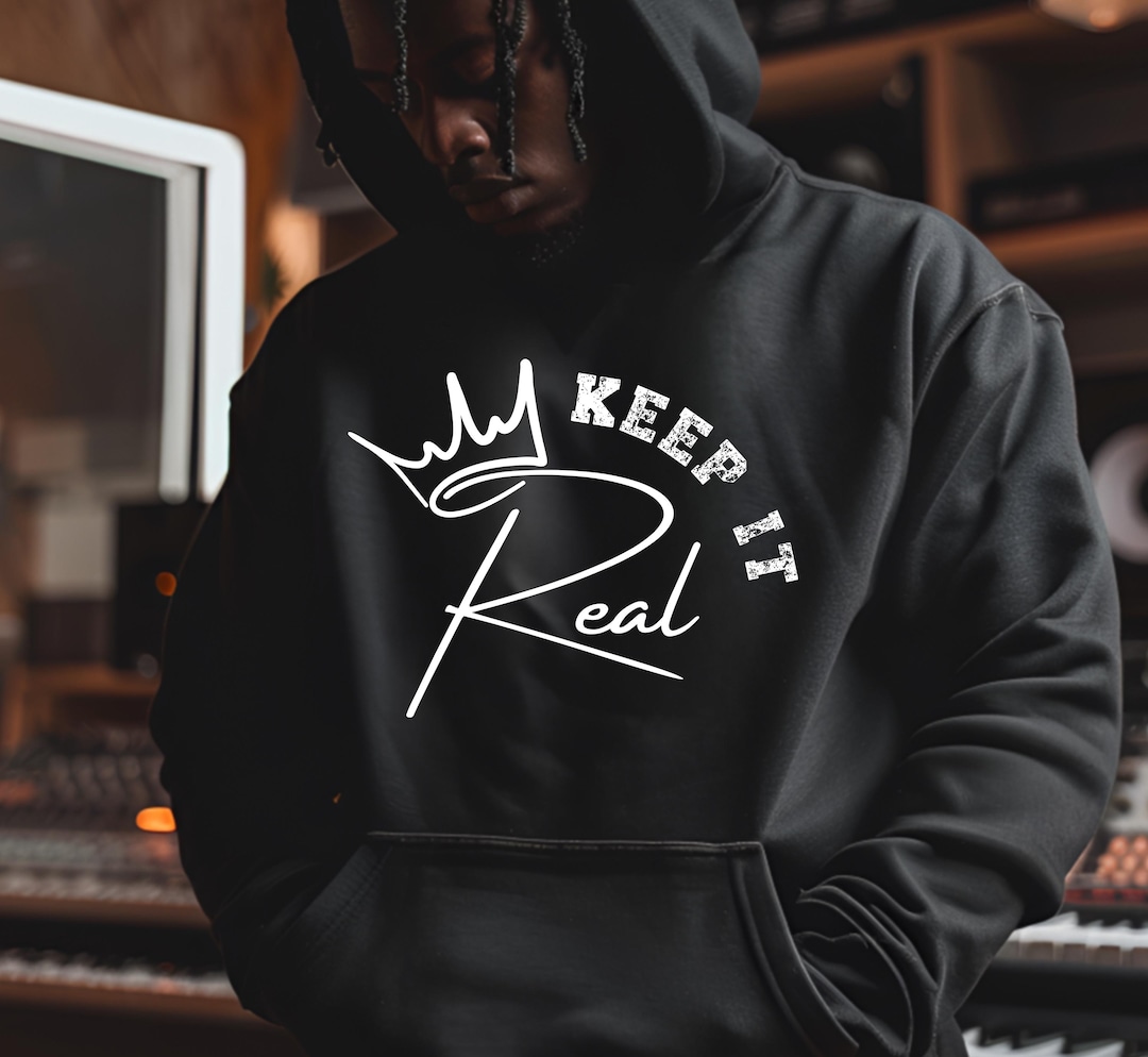 Keep It Real Crown SVG: Motivational Streetwear Print (digital Download ...