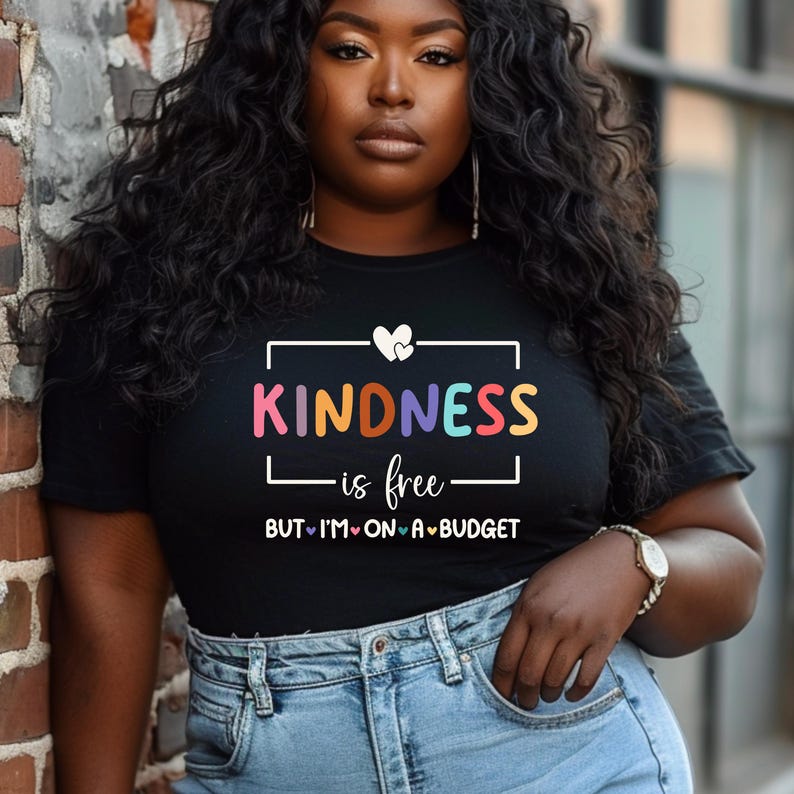 Funny Kindness Budget Sarcastic SVG, Snarky Humor Design (digital ...
