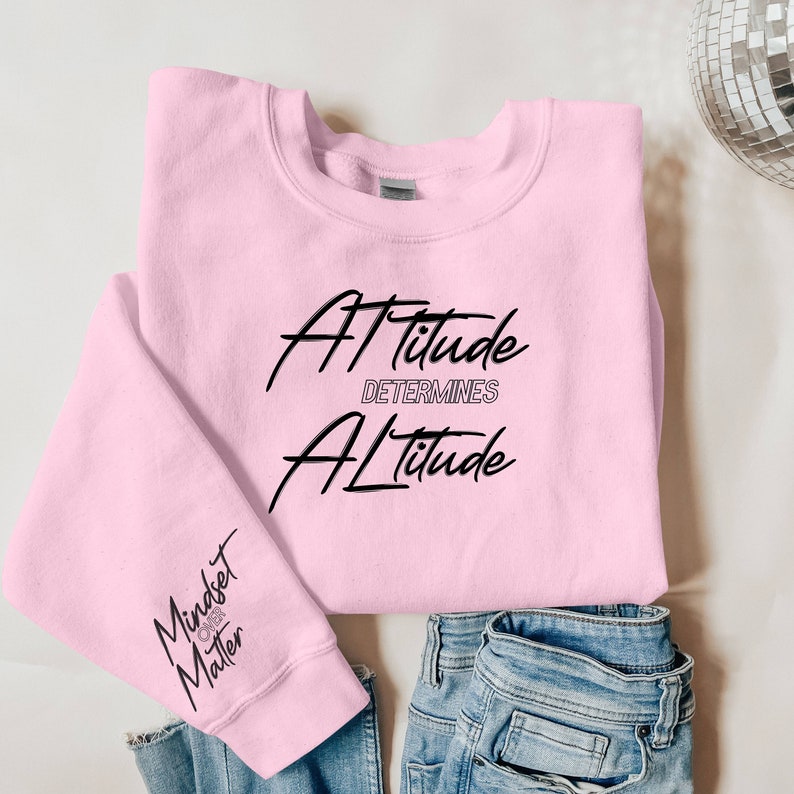 Attitude Determines Altitude Svg PNG, Mindset Matters, Motivational ...