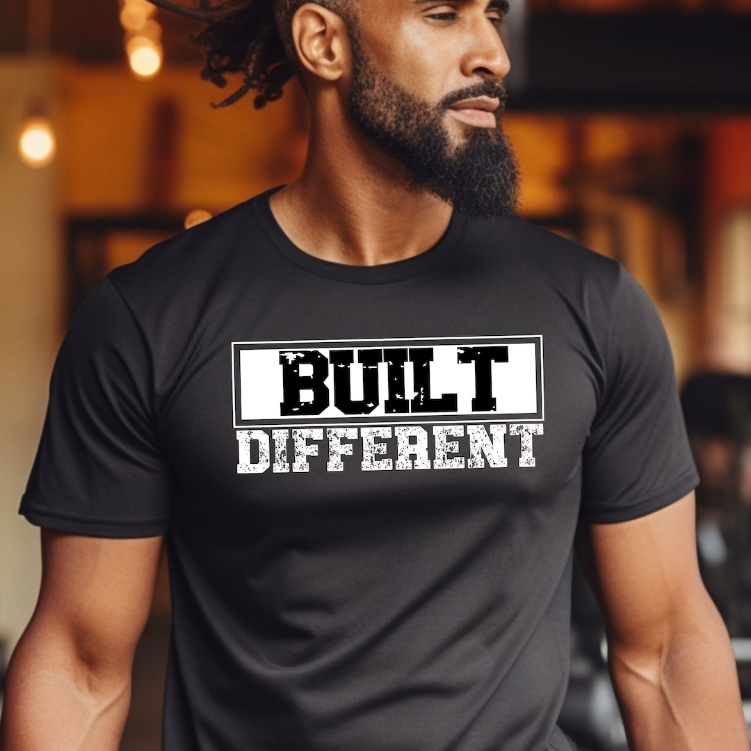 Built Different Svg Png, Strong Character Svg, Motivational Svg, Self ...