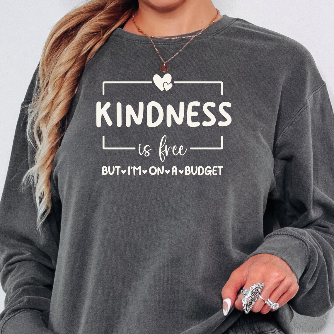 Funny Kindness Budget Sarcastic SVG, Snarky Humor Design (digital ...