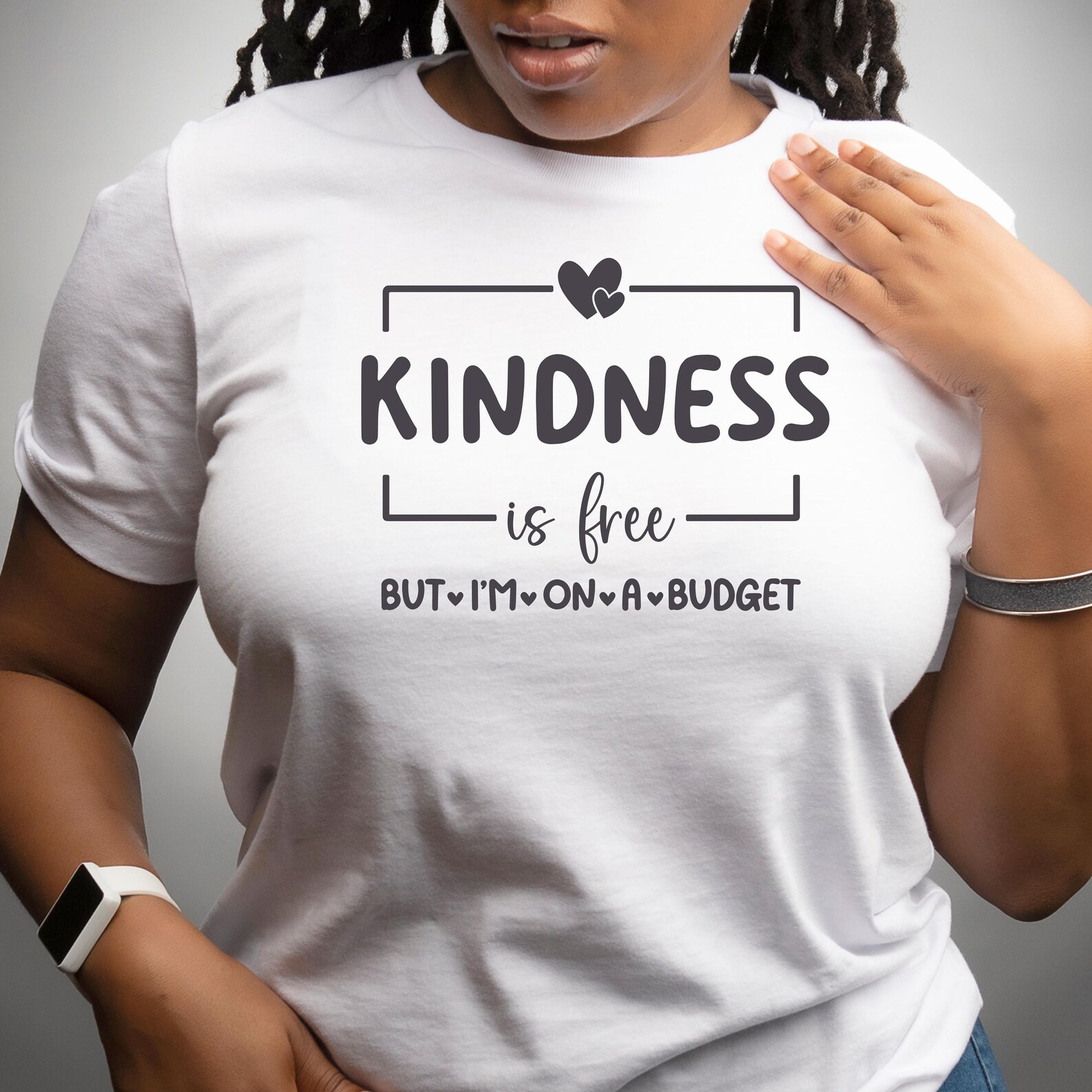 Funny Kindness Budget Sarcastic SVG, Snarky Humor Design (digital ...
