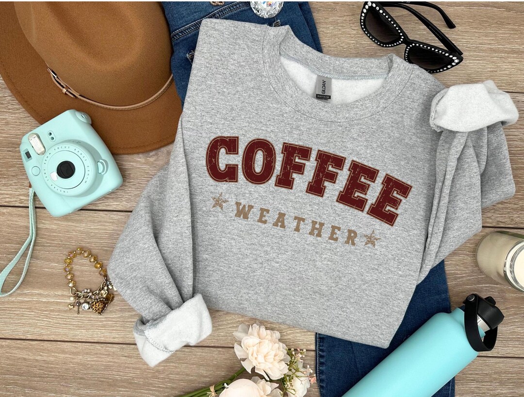 Retro Coffee Weather Svg, Coffee Sublimation Design, Winter Svg, Cozy ...