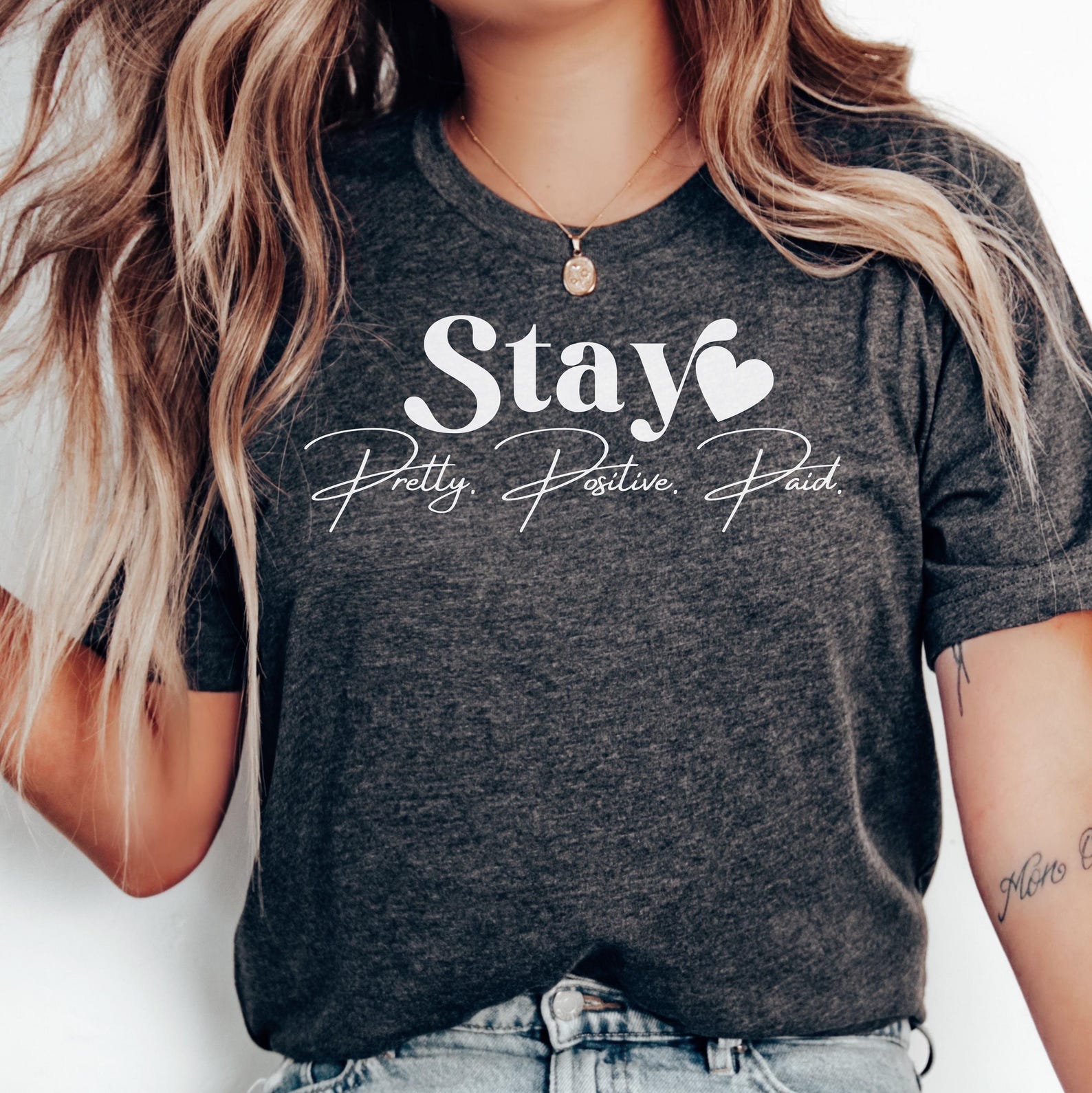 Stay Pretty Positive Paid SVG: Empowerment Quote, Inspirational Quote ...