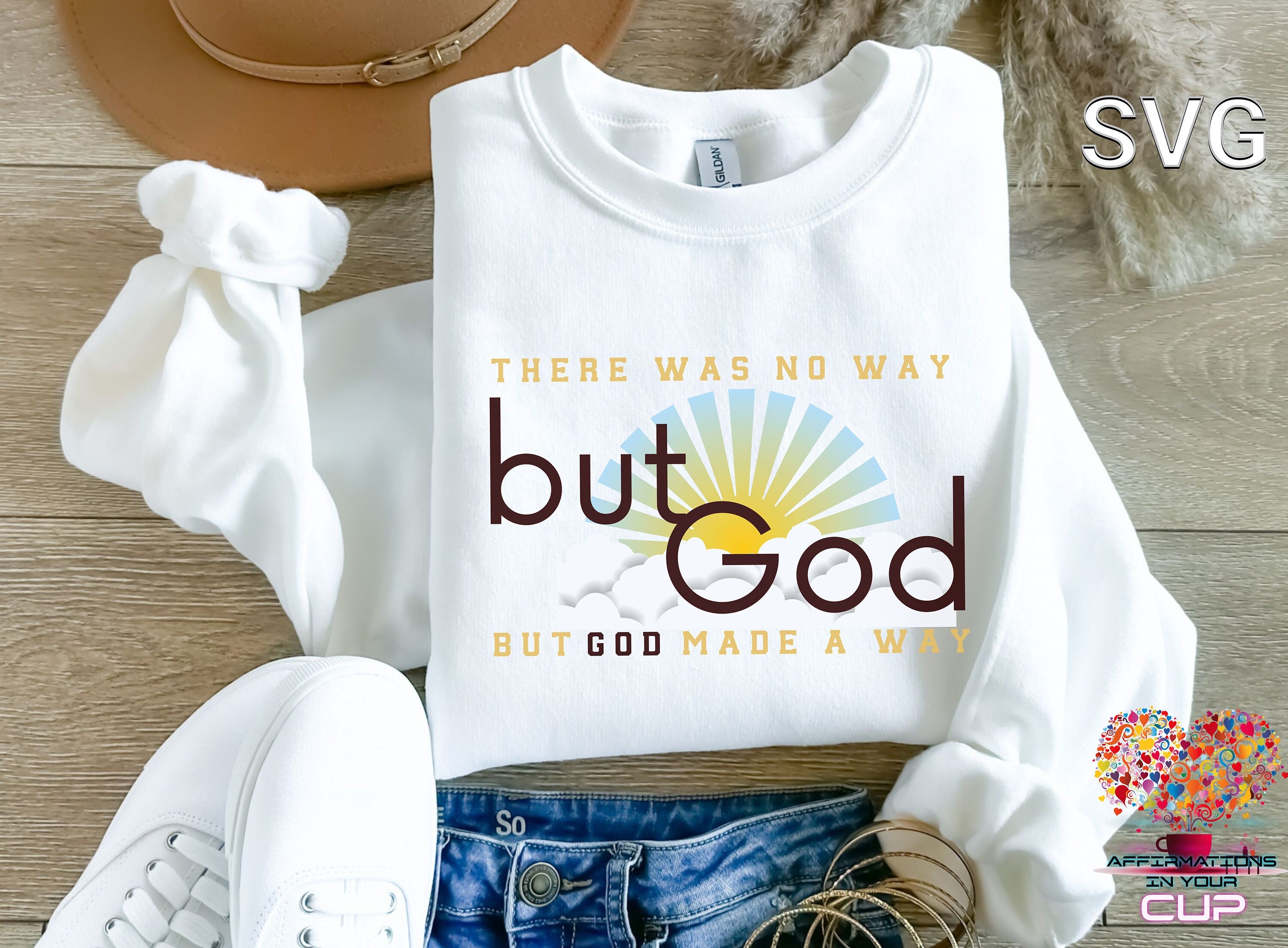 But God Svg, but God Shirt Svg, Created With a Purpose Svg, Christian ...