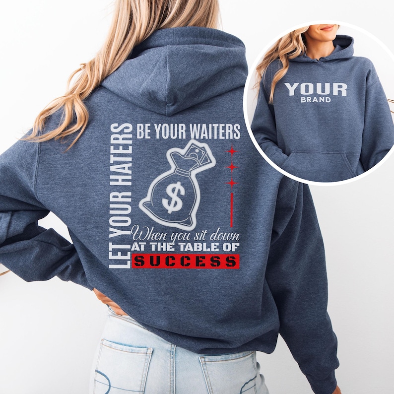 Haters Be Waiters PNG: Streetwear T-shirt Print, Inspirational Quotes ...