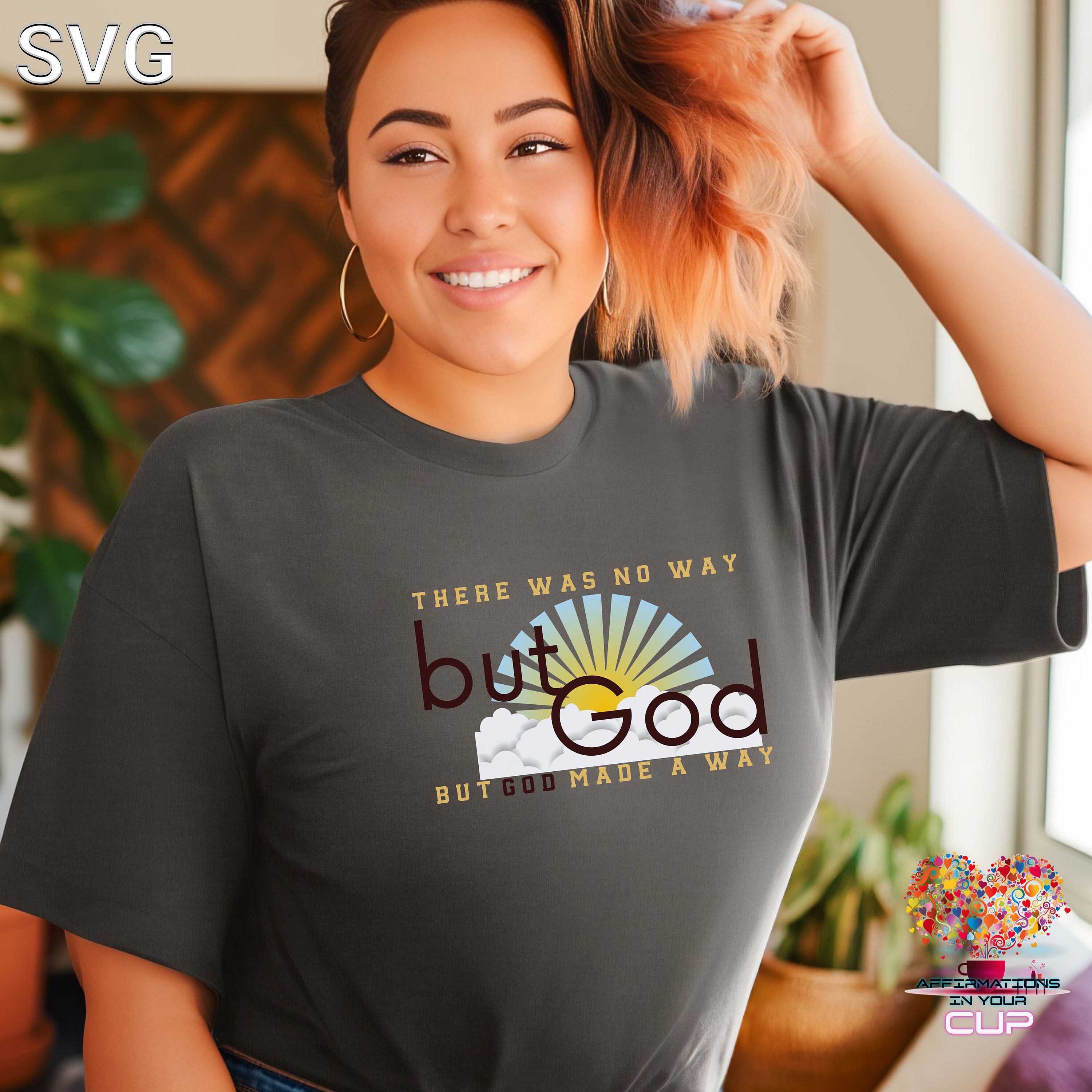 But God Svg, but God Shirt Svg, Created With a Purpose Svg, Christian ...