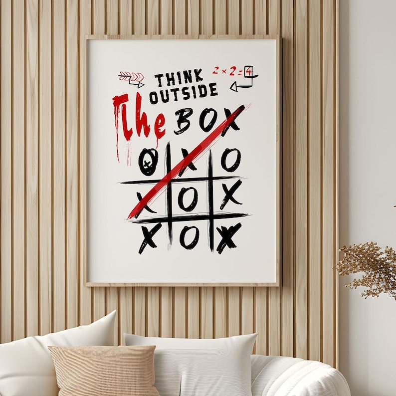 Think Outside the Box Design: Motivational Hoodie Png, Inspirational ...