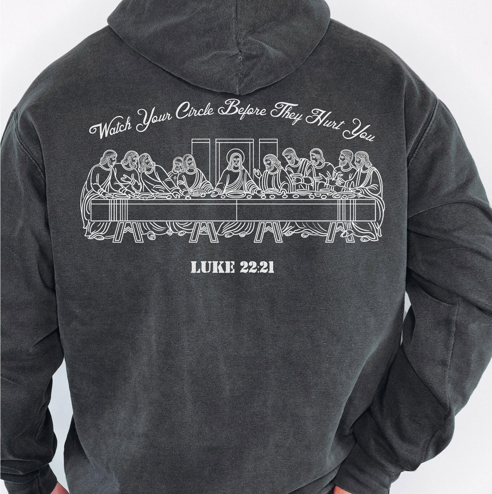Watch Your Circle Png, Last Supper Luke 22:21, Bible Verse Png ...