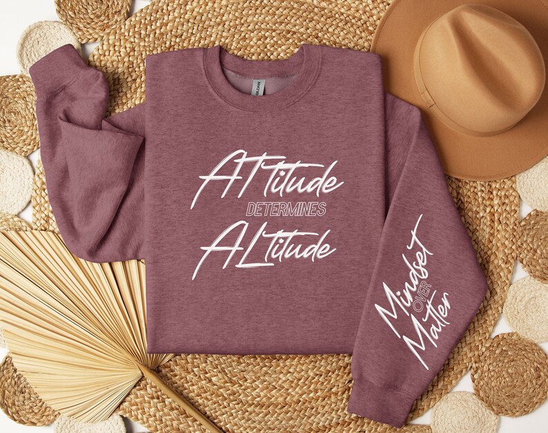 Attitude Determines Altitude Svg PNG, Boho Self Love Png, Motivational ...