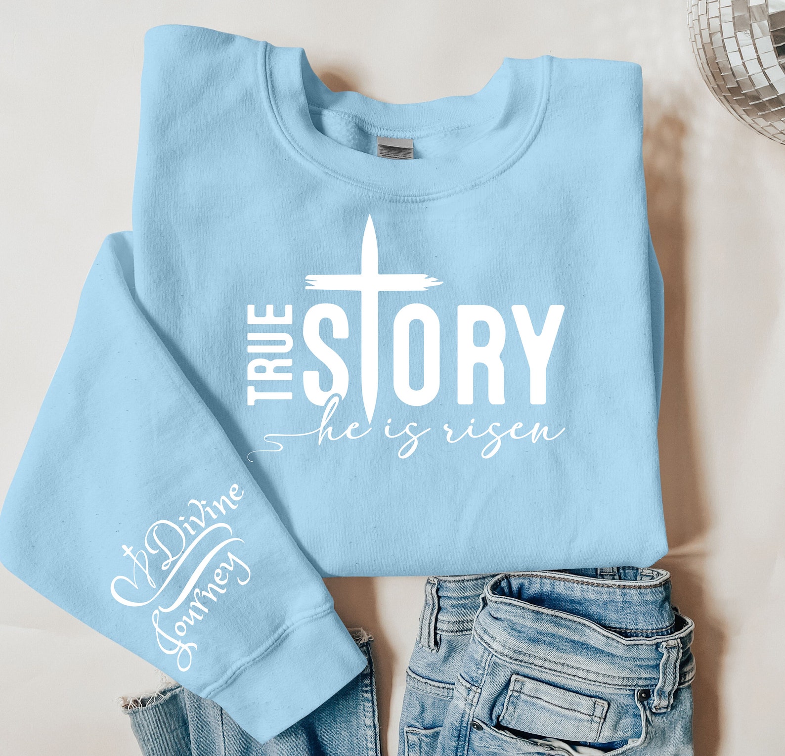 True Story Divine Journey SVG PNG, Christian Faith Design (cut Files ...