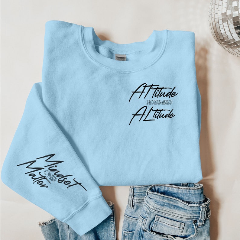 Attitude Determines Altitude Svg PNG, Mindset Matters, Motivational ...