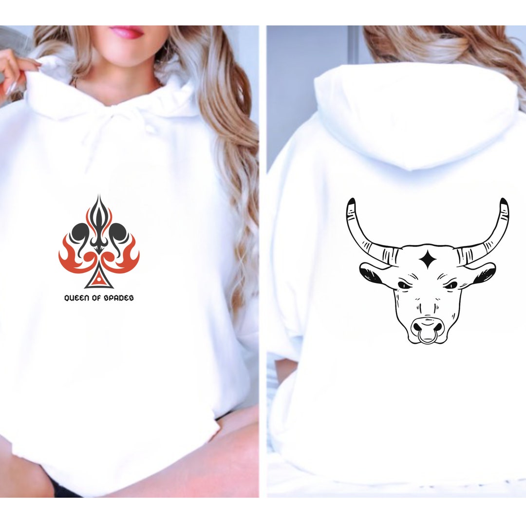 Queen of Spades Clothing QOS Hoodie Queen of Spades Shirt Bull - Etsy