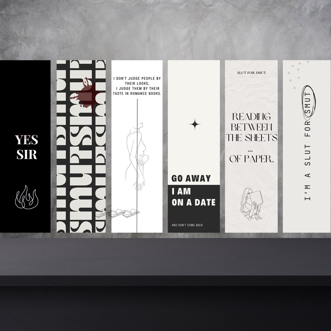 Smut Bookmark Bundle Set Knife Bookmark Printable Bookish Merch ACOTAR ...