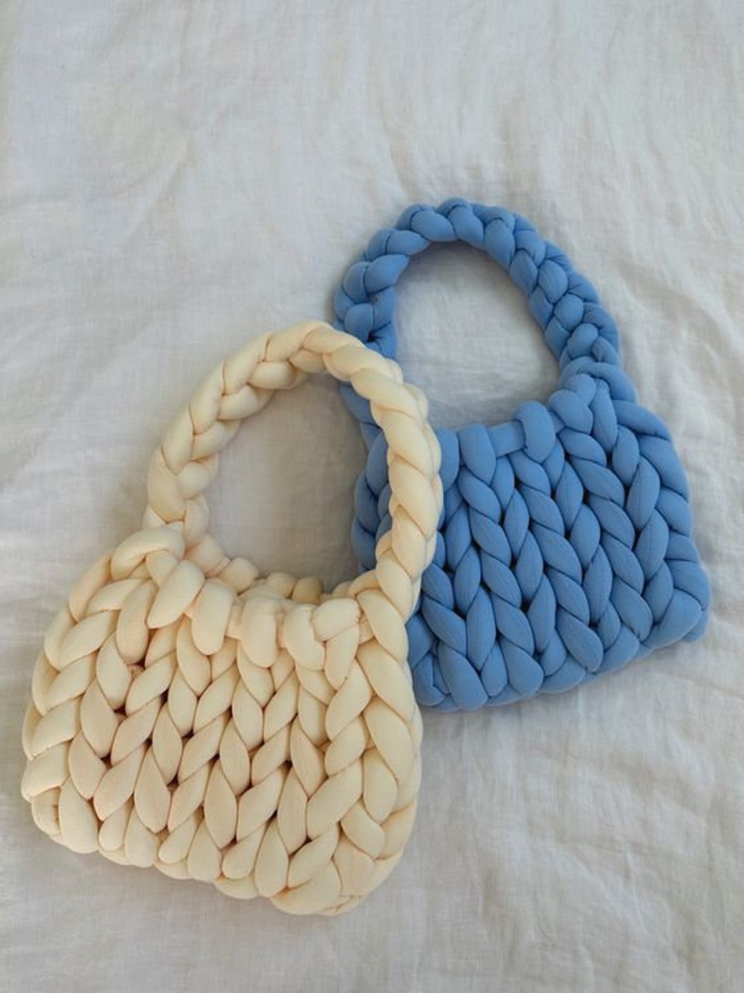 Chunky Bag Pattern, Chunky Yarn Bag How To, Chunky Purse Crochet Bag ...