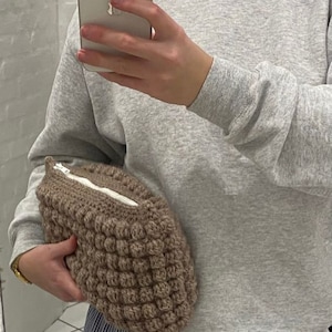 Bubble Bag Crochet Pattern, Bobble Bag How To, Bubble Stitch Crochet ...