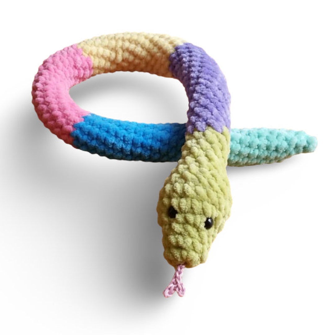Snake Crochet Pattern, Amigurumi Plushie Snake Pattern,amigurumi Snake ...