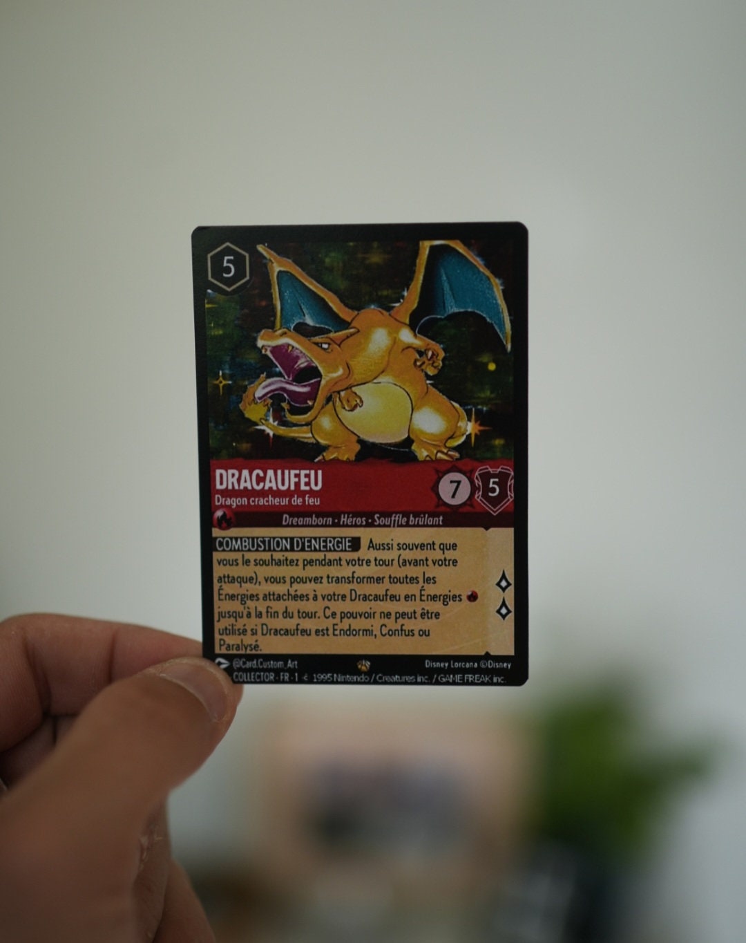 Card charizard Fire-breathing Dragon DISNEY LORCANA X - Etsy