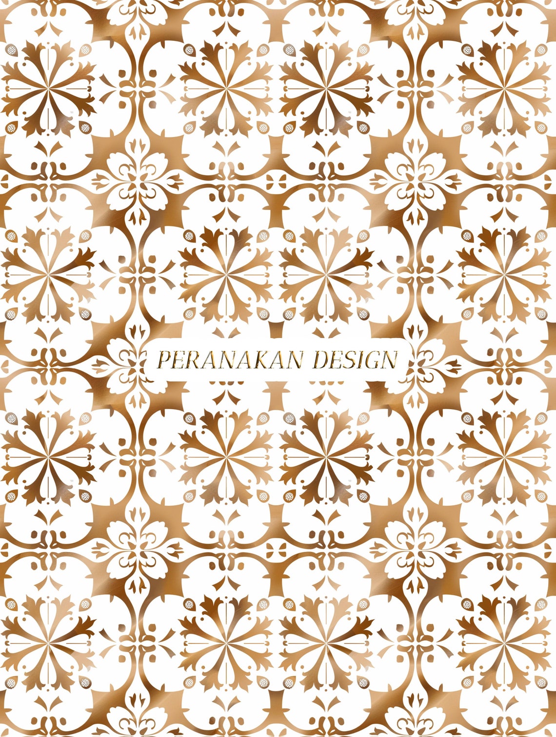 Gold Peranakan | Peranakan Design | Nyonya Tiles | Traditional ...