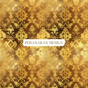Gold Peranakan | Peranakan Design | Nyonya Tiles | Traditional ...