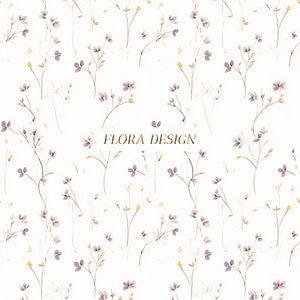 Floral Digital Paper | Flower Patterns | Botanical Design | Floral ...