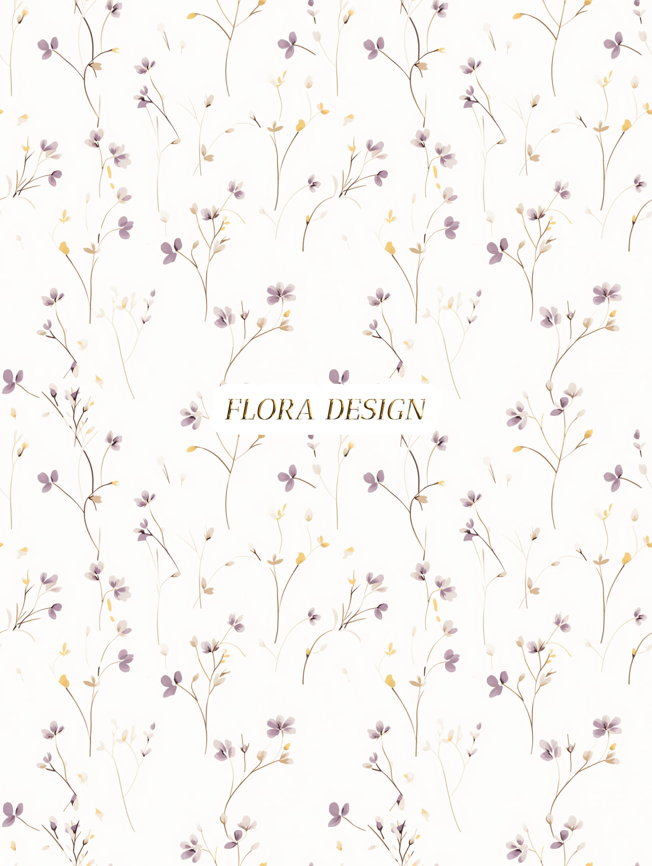 Floral Digital Paper | Flower Patterns | Botanical Design | Floral ...