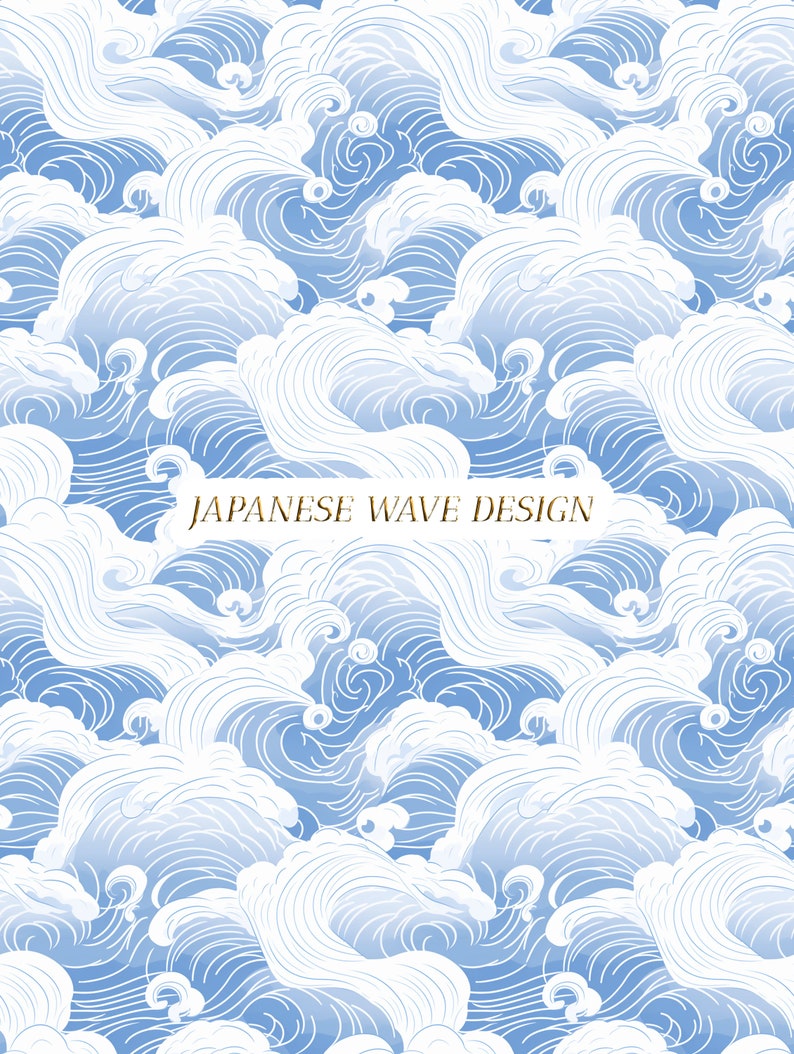 Japanese Wave Art | Wave Pattern | Ocean Wave Design | Japanese ...