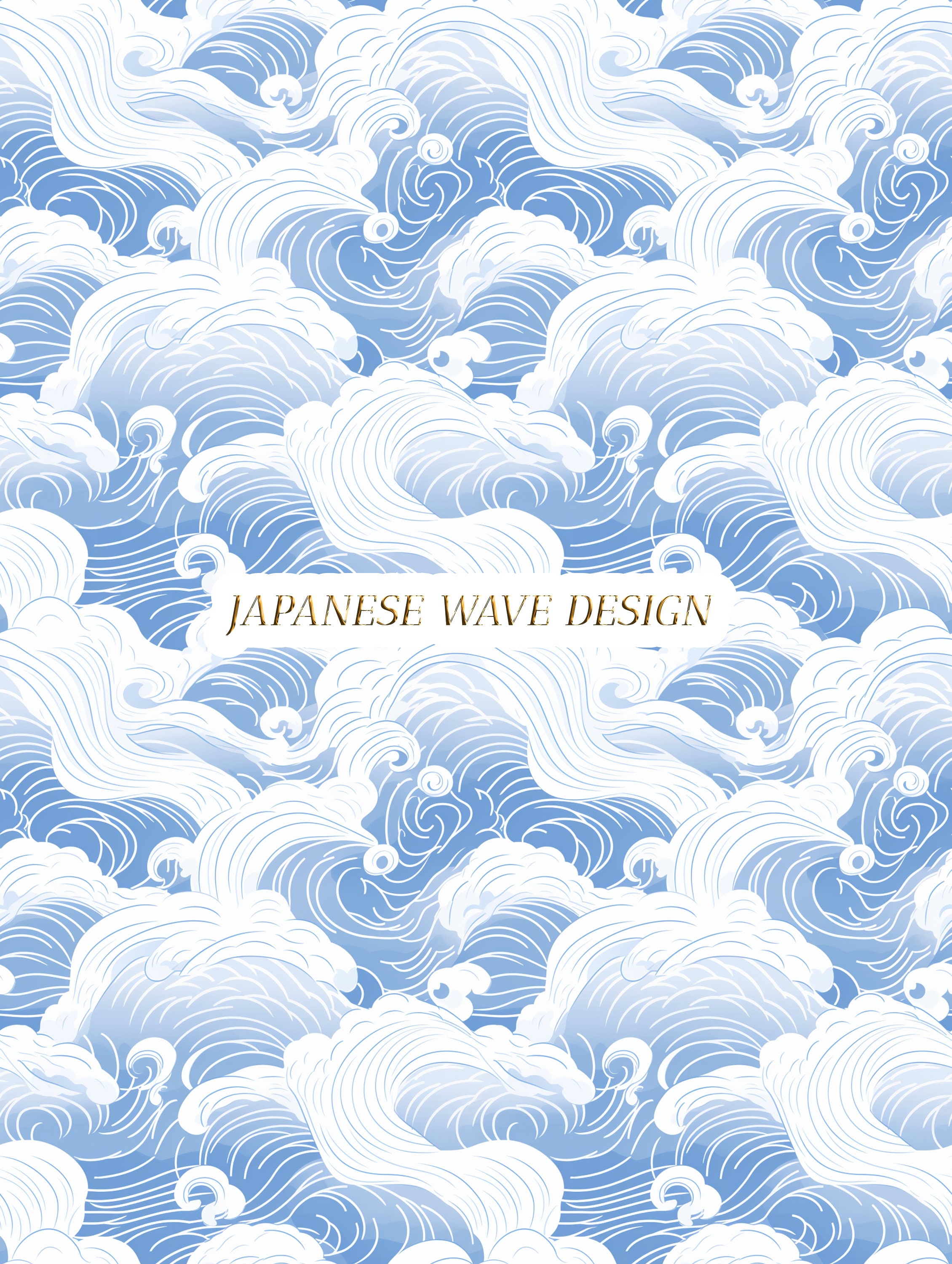 Japanese Wave Art | Wave Pattern | Ocean Wave Design | Japanese ...