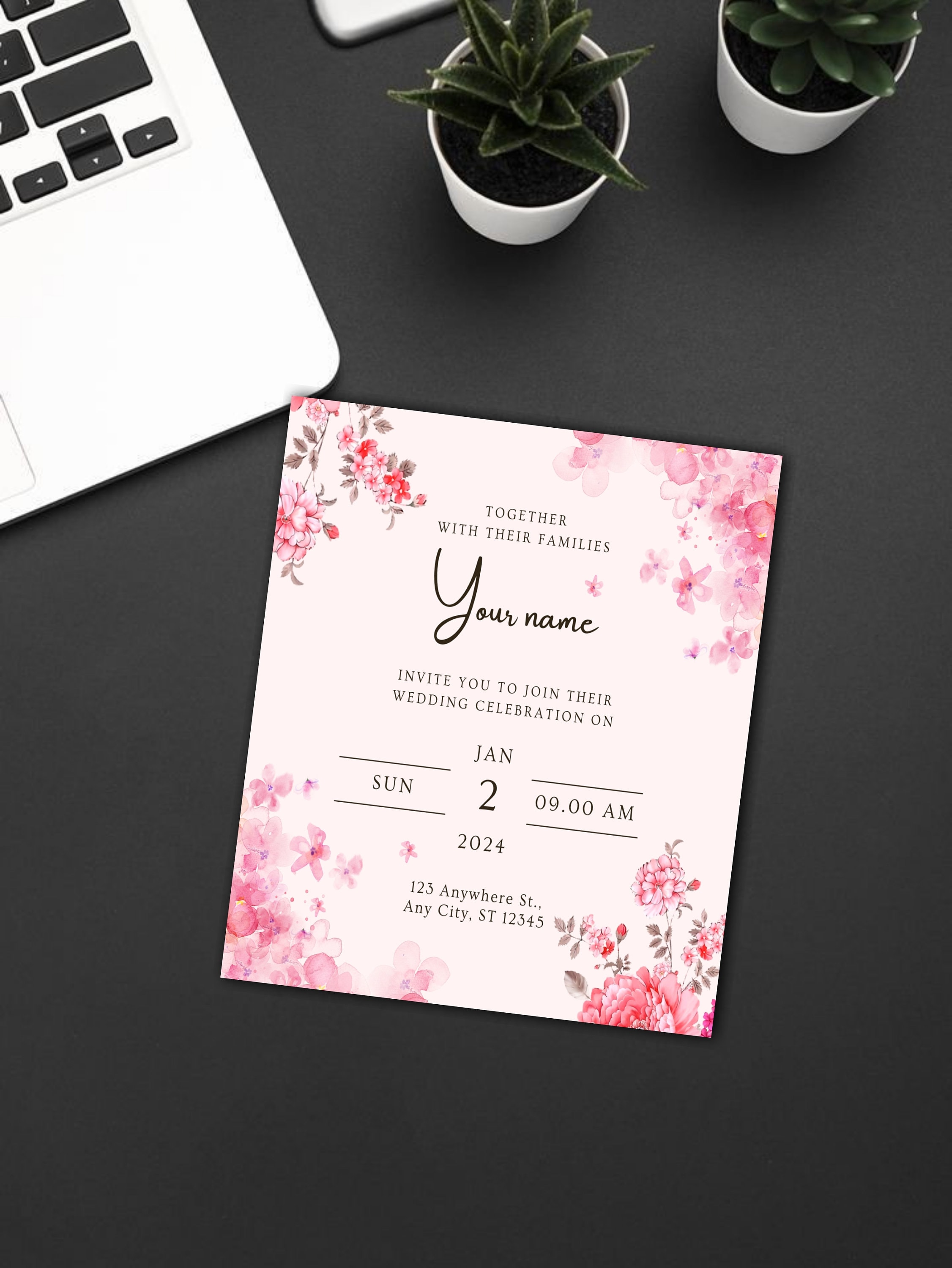 Invitation Card - Etsy