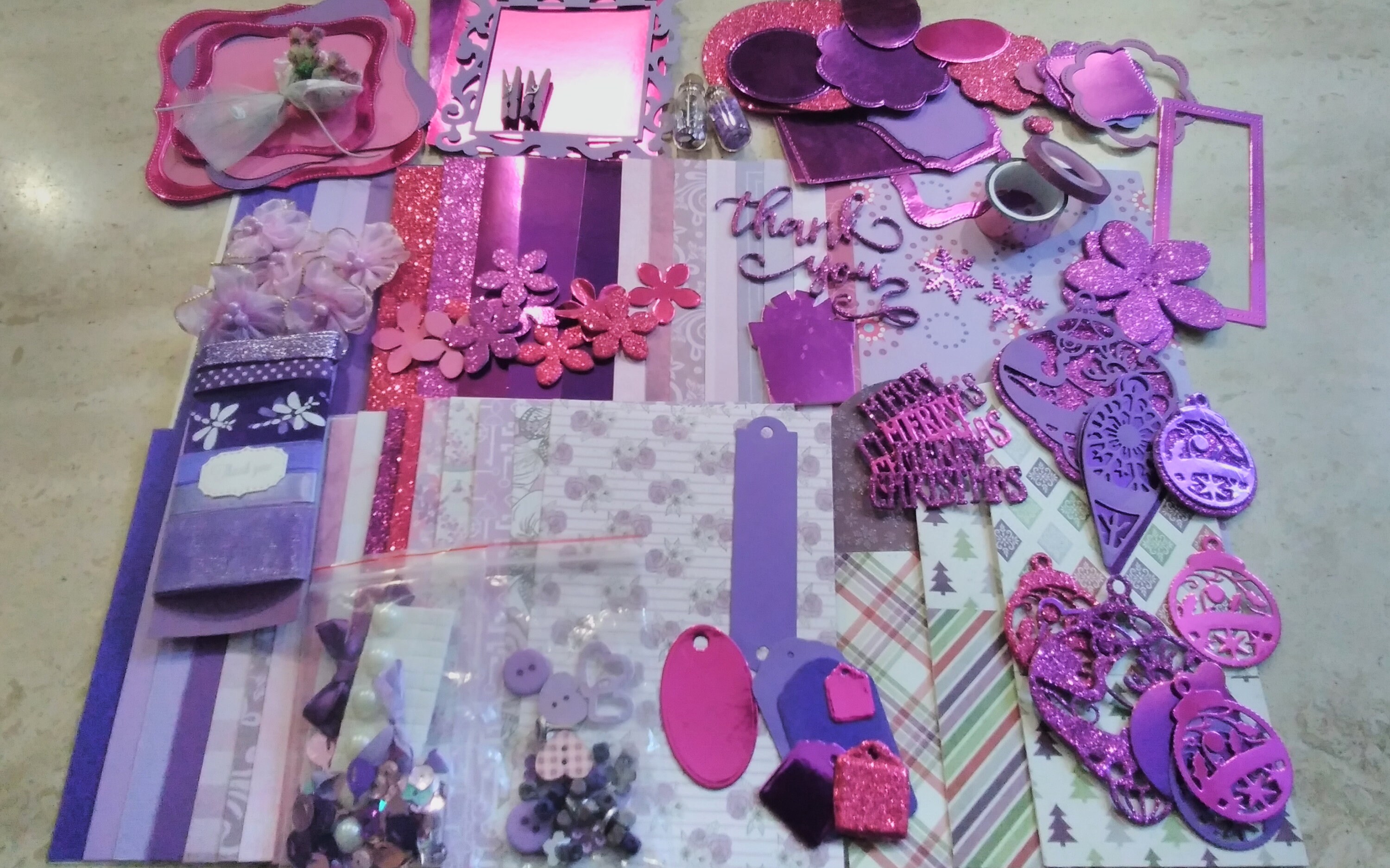 Mega Craft Bundle 150 Items Cards, Euphoria, Sentiments, Embellishments ...