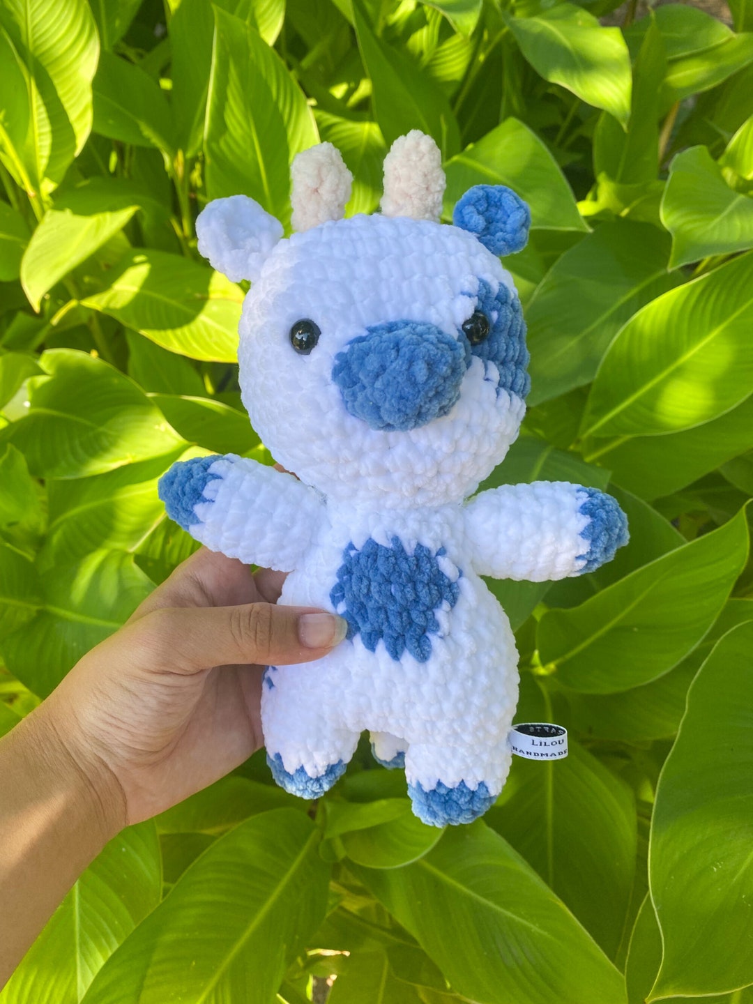 Blue Cow Plush Crochet Cow Crochet Cow Plush Cow Crochet - Etsy