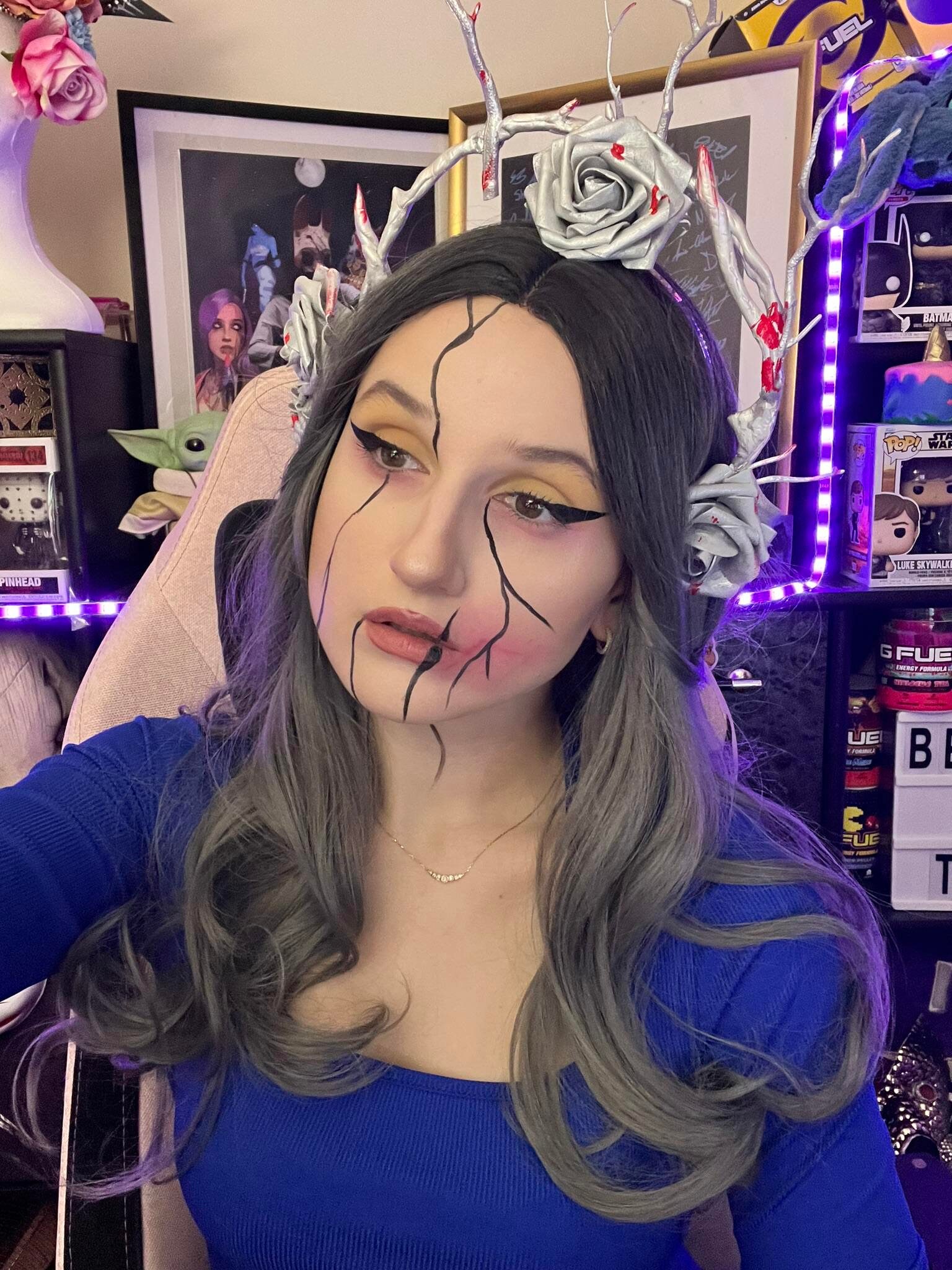 Artist Baroque Headpiece Cosplay Dead by Daylight - Etsy