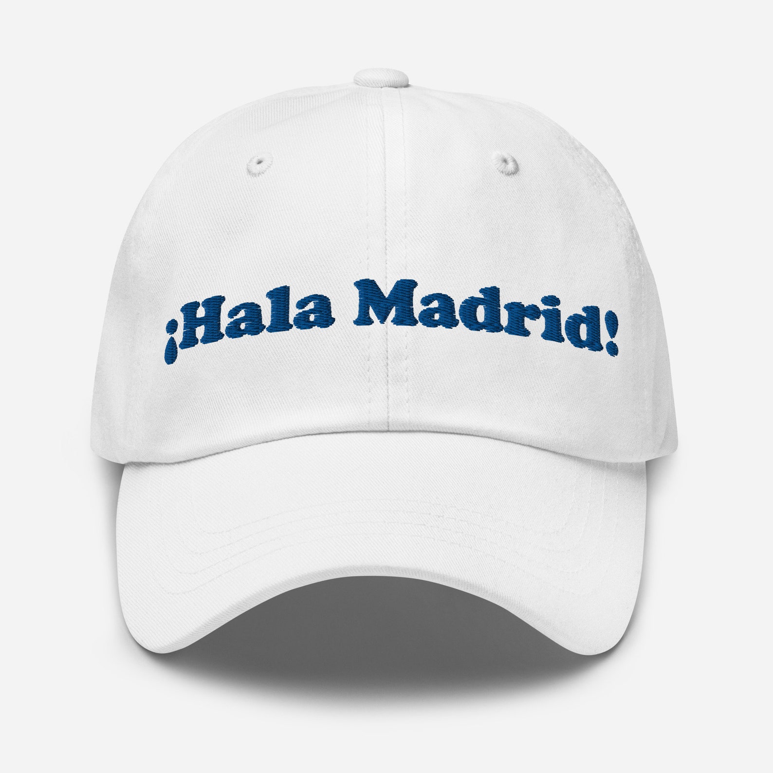 Classic 'hala Madrid' Embroidered Baseball Cap | Real Madrid Fan Hat ...